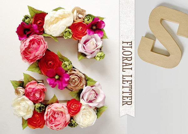 Floral Letter Tutorial - Fancy That Design House & Co.