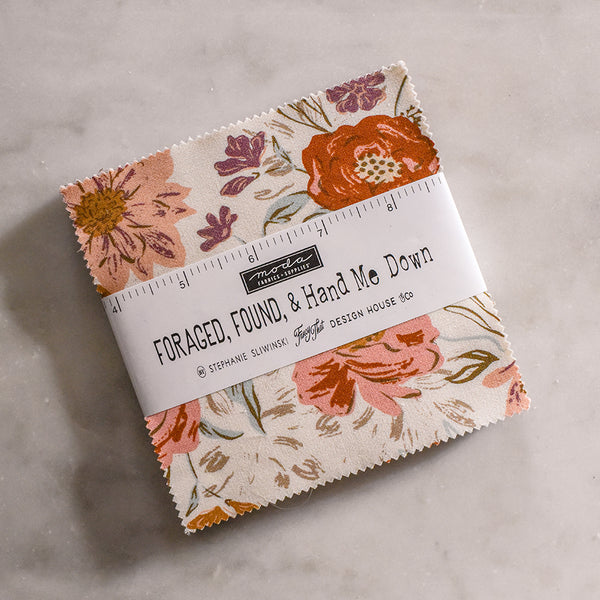 Moda Foraged Found & Hand Me Down Charm Pack - Fancy That Design House ...