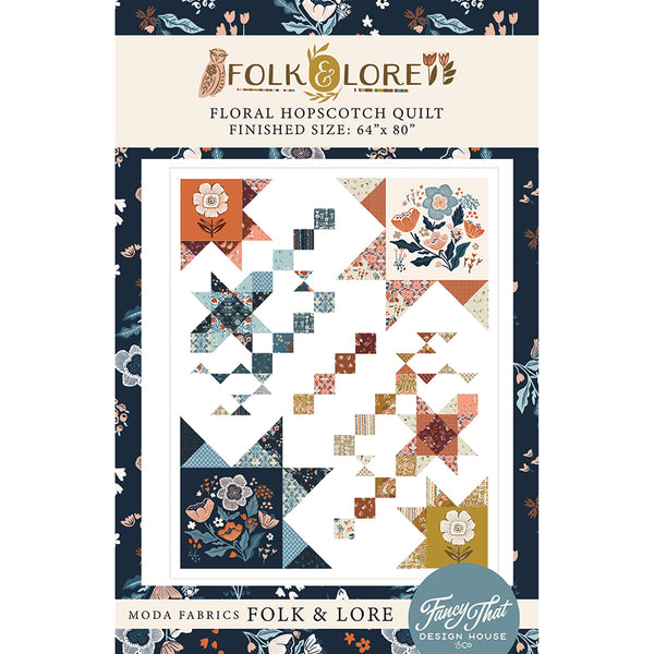 Moda Folk & Lore - Hopscotch Quilt Printed Booklet - Fancy That Design ...