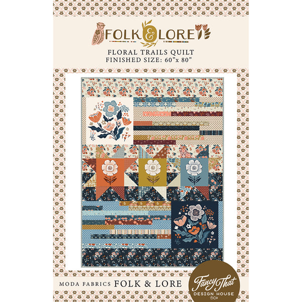 Moda Folk & Lore - Floral Trails Quilt Printed Booklet - Fancy That ...