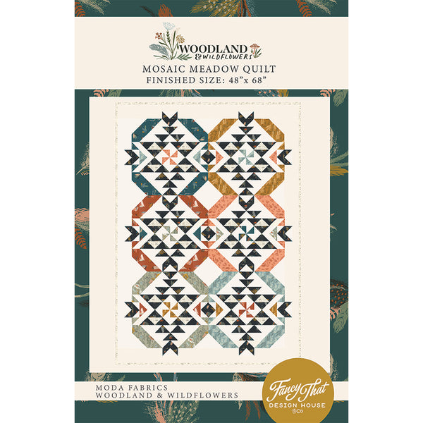 Moda Woodland & Wildflowers - Mosaic Meadow Quilt - PDF Digital Downlo ...