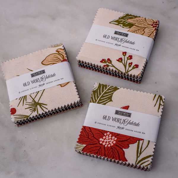 Moda Old World Yuletide Mini Charm 3 Pack - Fancy That Design House & Co.