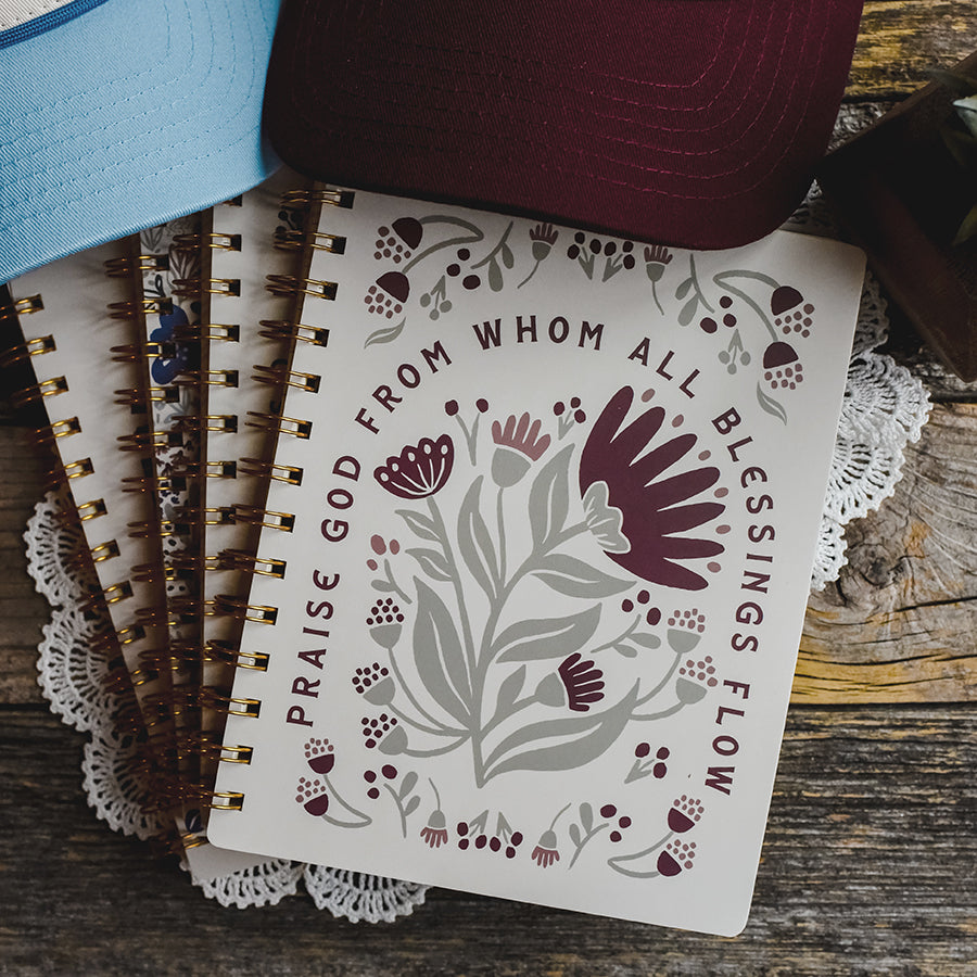 Praise God From Whom All Blessings Flow / Doxology Spiral Notebook Jou ...