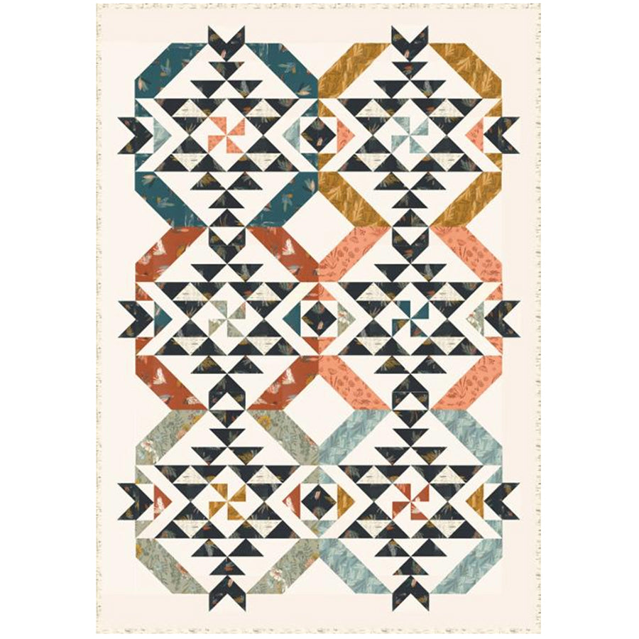 Moda Woodland & Wildflowers - Mosaic Meadow Quilt KIT - Fancy That ...