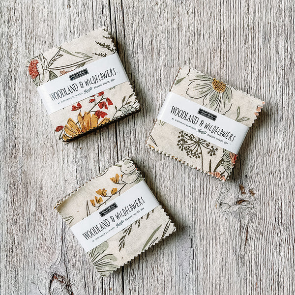 Moda Woodland & Wildflowers Mini Charm 3 Pack - Fancy That Design House ...