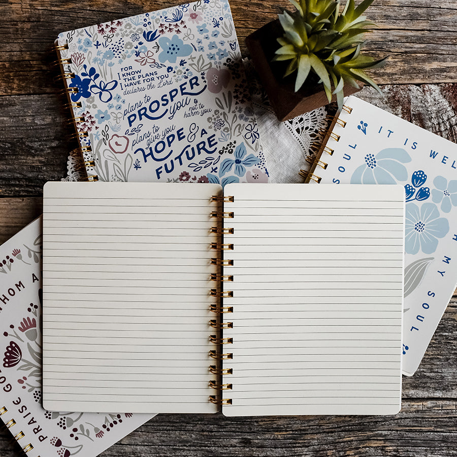 Come Thou Fount Spiral Notebook Journal - Fancy That Design House & Co.