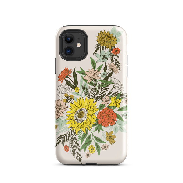 Happy Florals Dual Layer iPhone Case - Fancy That Design House & Co.