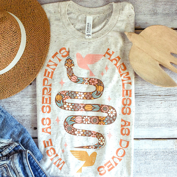 Wise as Serpents, Harmless as Doves Triblend Tee / T Shirt - Fancy That ...