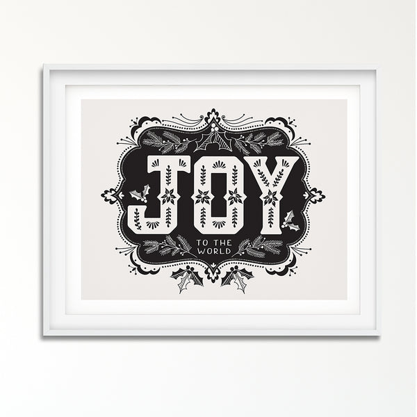 Joy Art Poster Print - Fancy That Design House & Co.