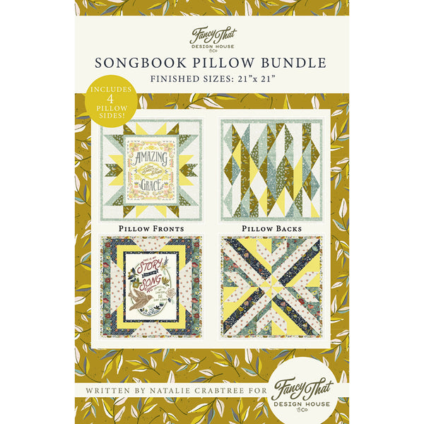 Songbook Pillow Bundle Quilt Pattern Printed Booklet - Fancy That ...