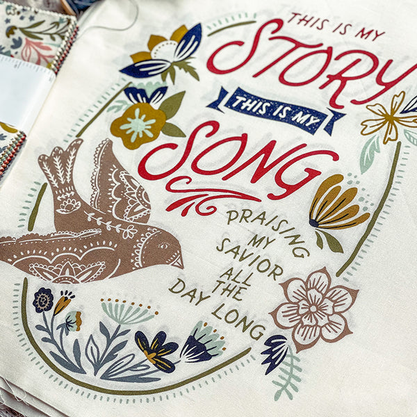 Moda Songbook Hymn Panel - Individual Prints - This is my story, this ...