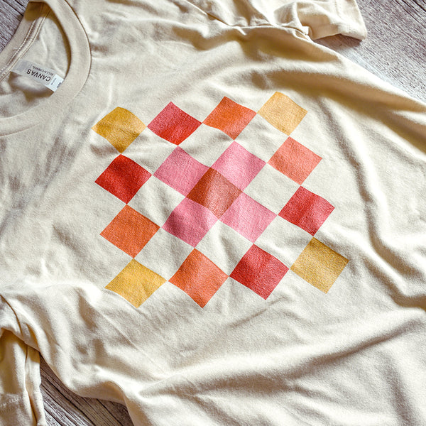 Happy Blocks Patchwork Tee / T shirt - Fancy That Design House & Co.