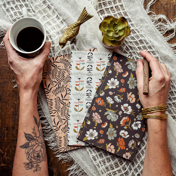 Flora + Flow 3 piece Journal Collection - Fancy That Design House & Co.