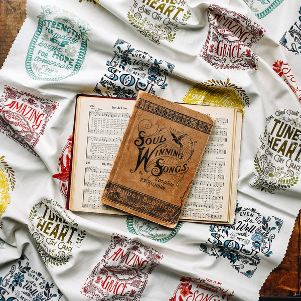 Moda Songbook Hymn Small Block Panels - Multi Color - LIMITED! - Fancy ...