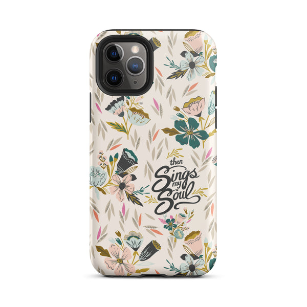 Then Sings My Soul floral Dual Layer iPhone case - Fancy That Design ...